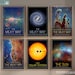 Our Solar System Space Poster Bundle, Planets Gallery Wall Set of 40 ...