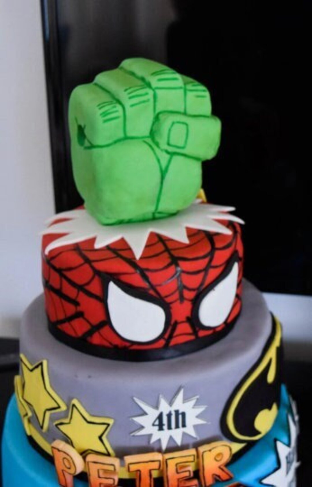 Hulk Hand Cake Topper - Etsy