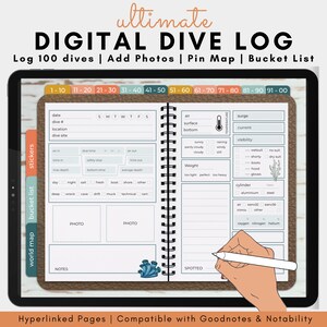Digital Dive Log Book - Etsy