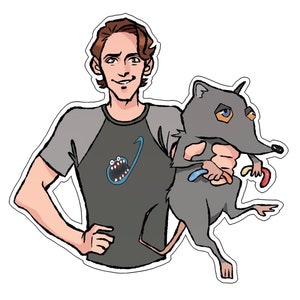 Giant Rat Sticker Jerma Giant Rat Sticker Jerma985 Sticker We're the ...