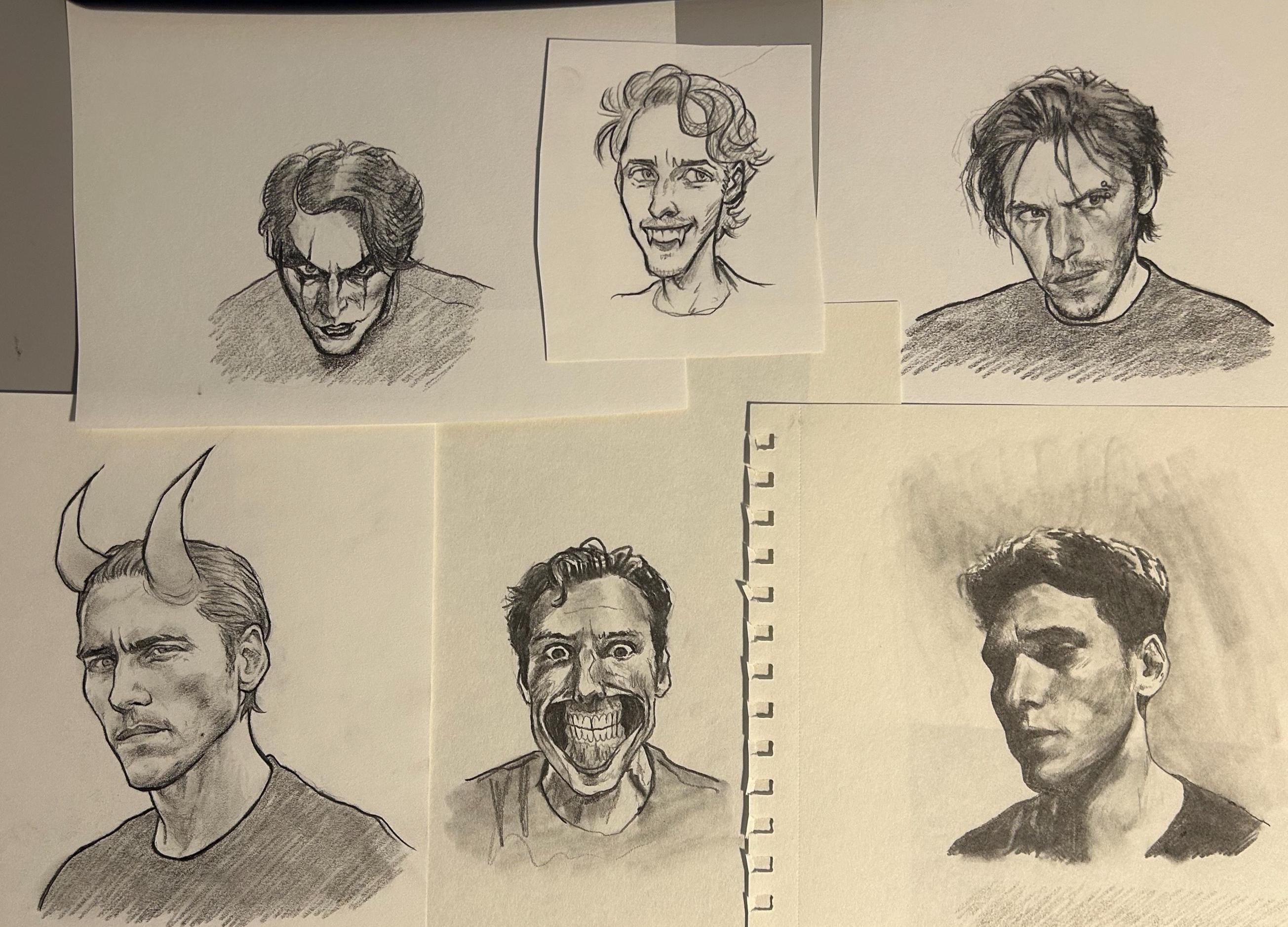 DARK CREEPY JERMA Original Art - Etsy