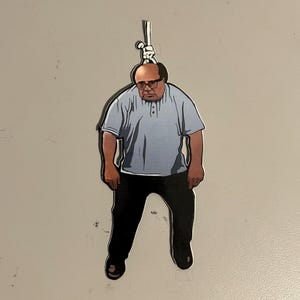 Hanging Frank Reynolds Sticker / Christmas Ornament - It's Always Sunny ...