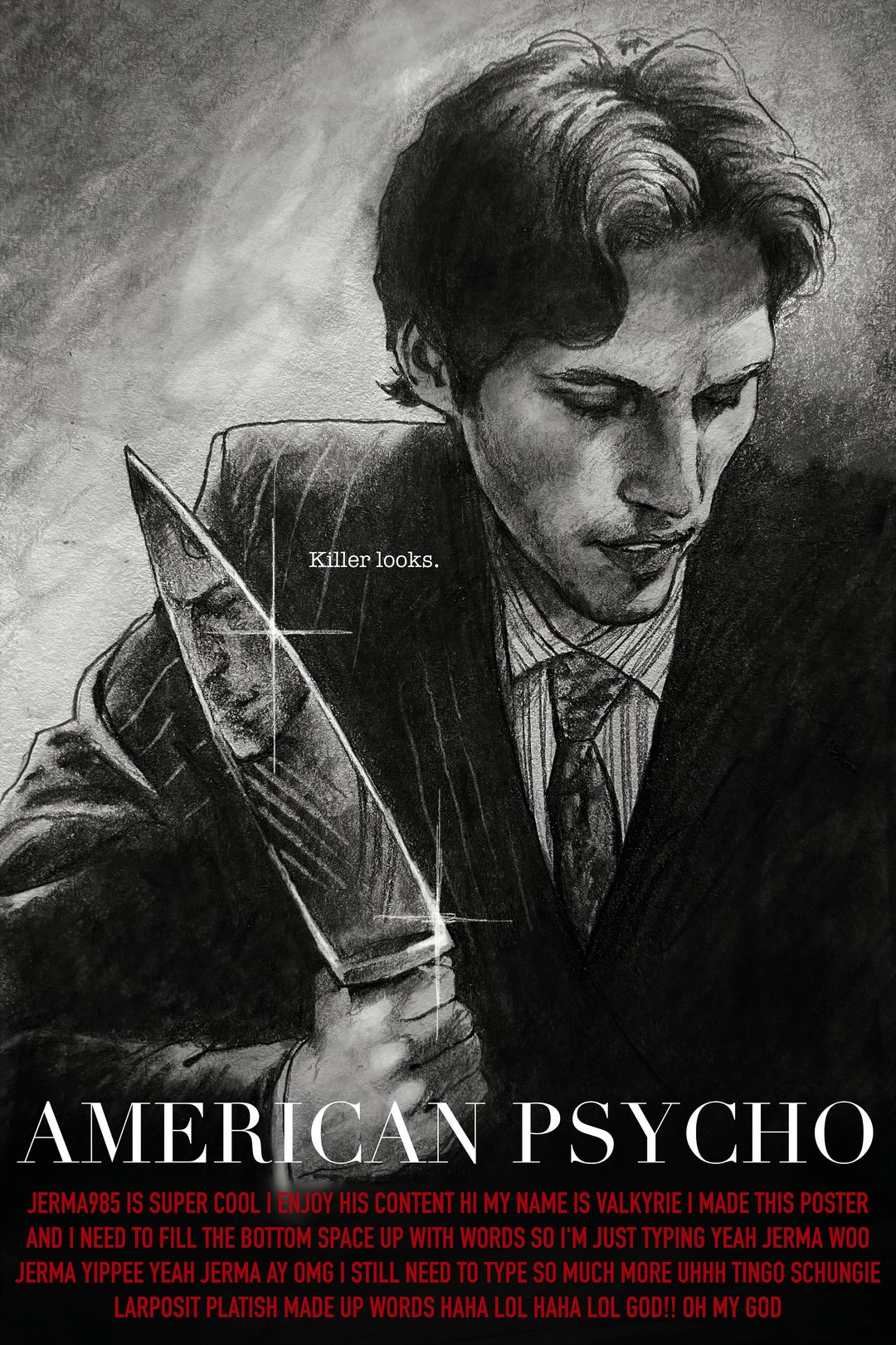 American Psycho Jerma Posters - Etsy