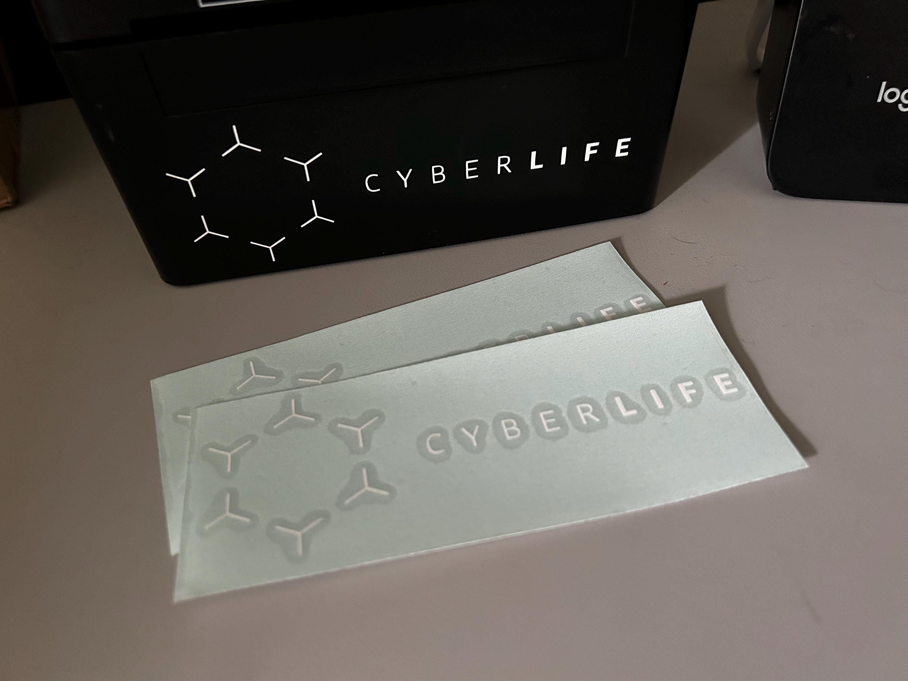 Cyberlife Logo Transfer Sticker - 5.5"x2" - Detroit Become Human - Etsy