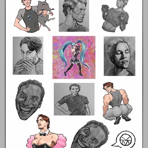 Jerma Sticker Sheet V1 - Etsy