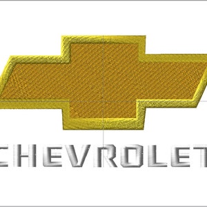 CHEVROLET 9.5IN Car Logo | Digitized Embroidery Design in Dst Dsb Pes ...