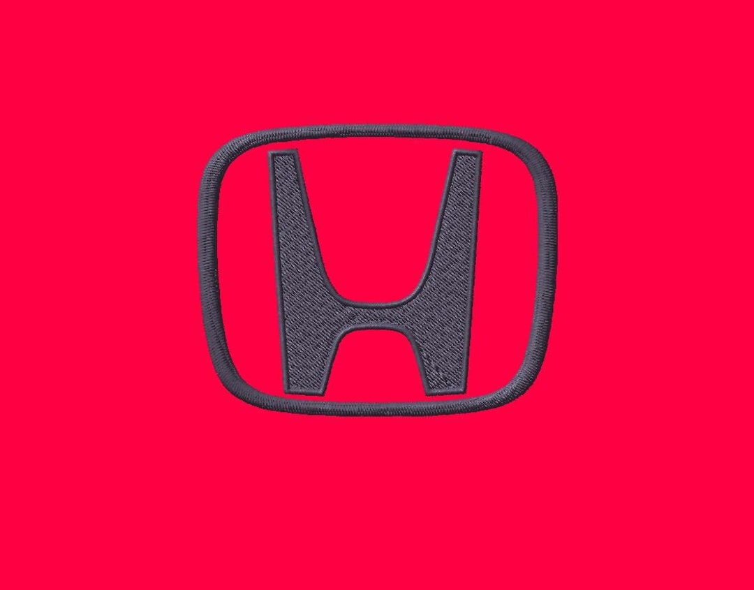 Honda Emblem Embroidery Design: Car Logo (2 Sizes) (digital Download ...