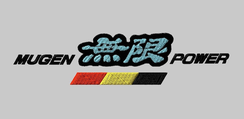 MUGEN Logo Digitized Embroidery Design in Dst Dsb Pes Jef Sew Hus U Xxx ...