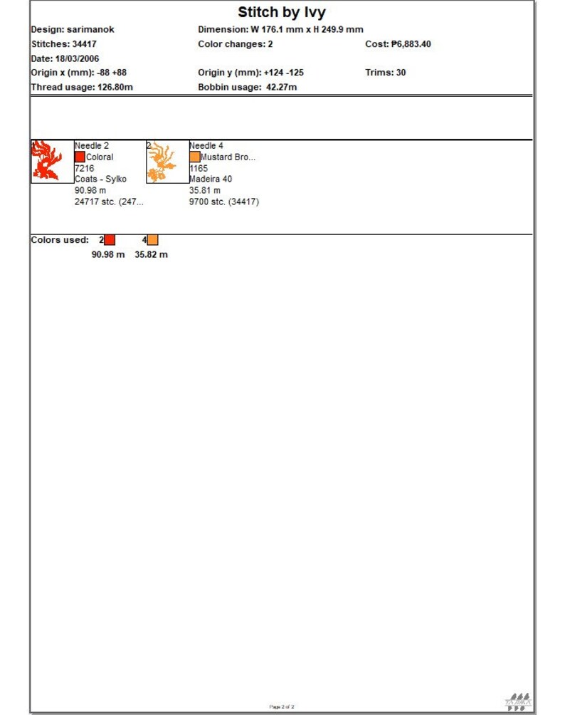 PHOENIX Digitized Embroidery Design in Dst Pes Jef Dsb Sew Xxx Vp3 ...