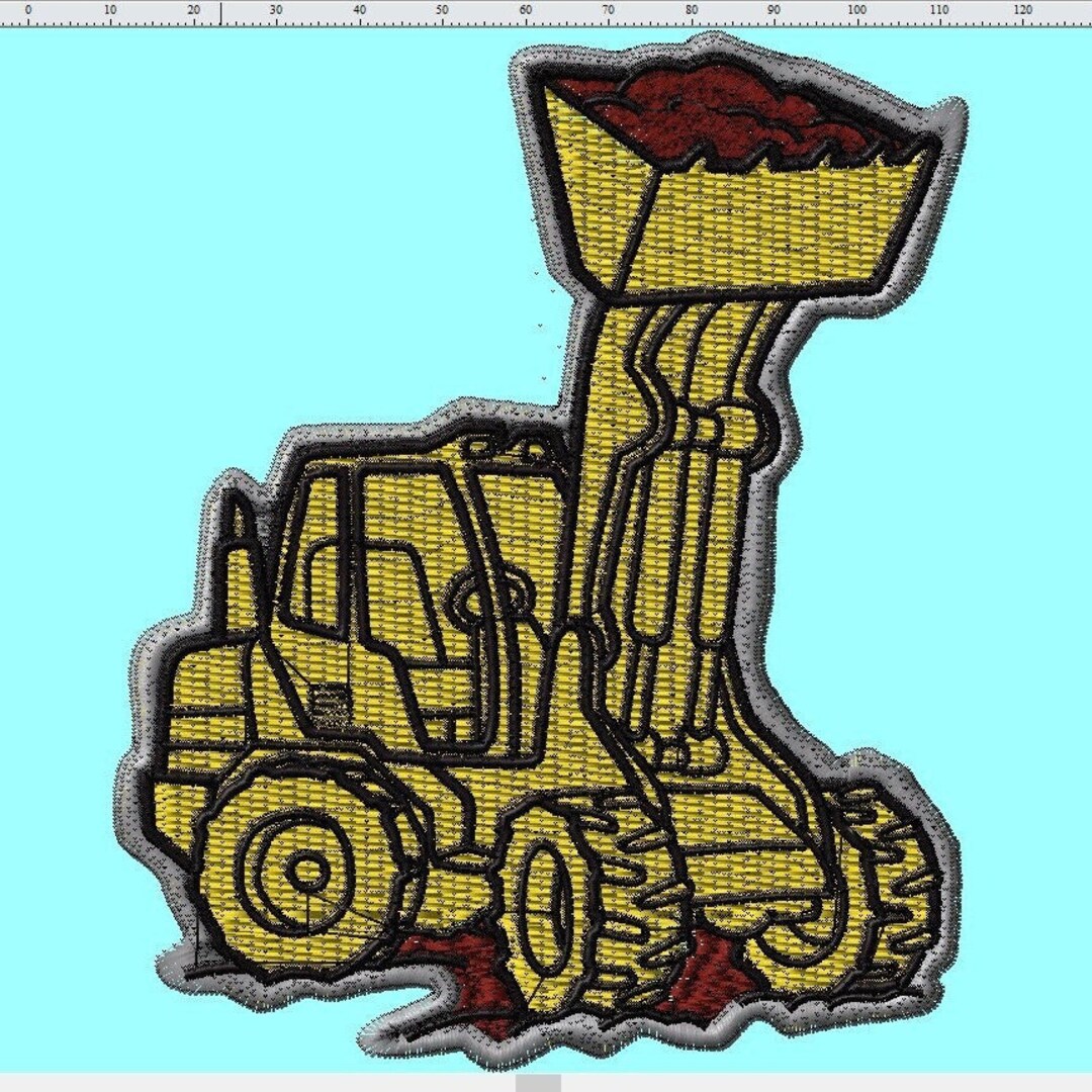 PAYLOADER Patch | Digitized Embroidery File in Dst Pes Jef Dsb Sew Xxx ...