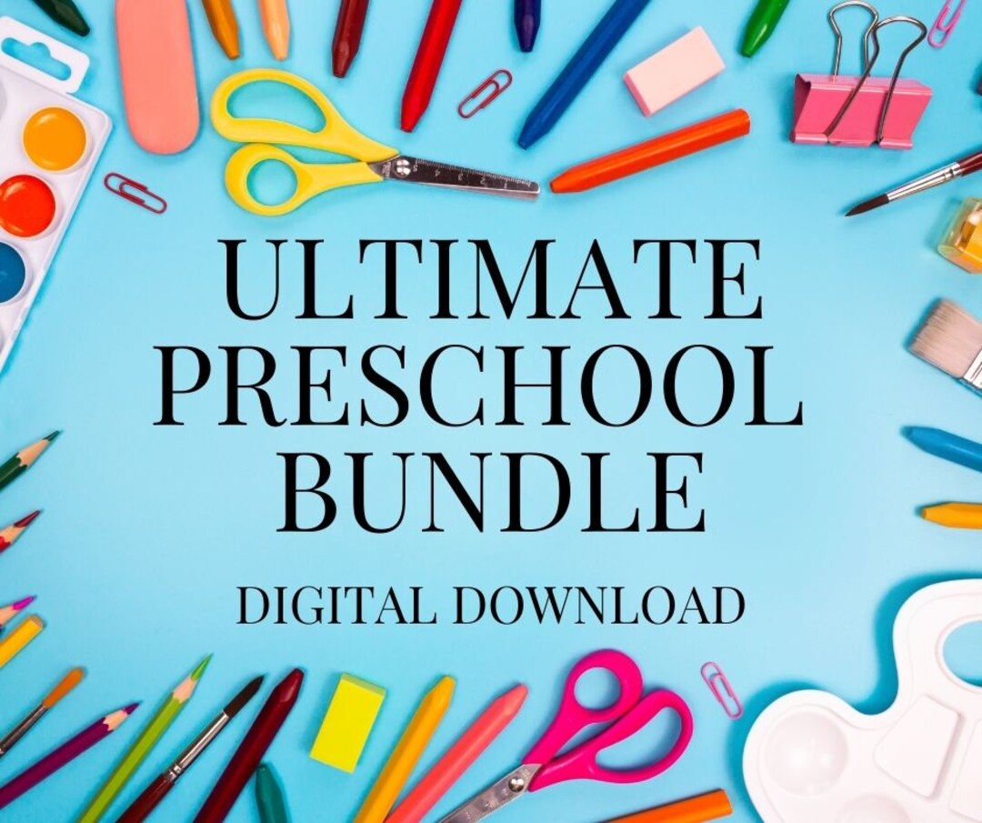 Ultimate Preschool Bundle- Digital Download - Etsy