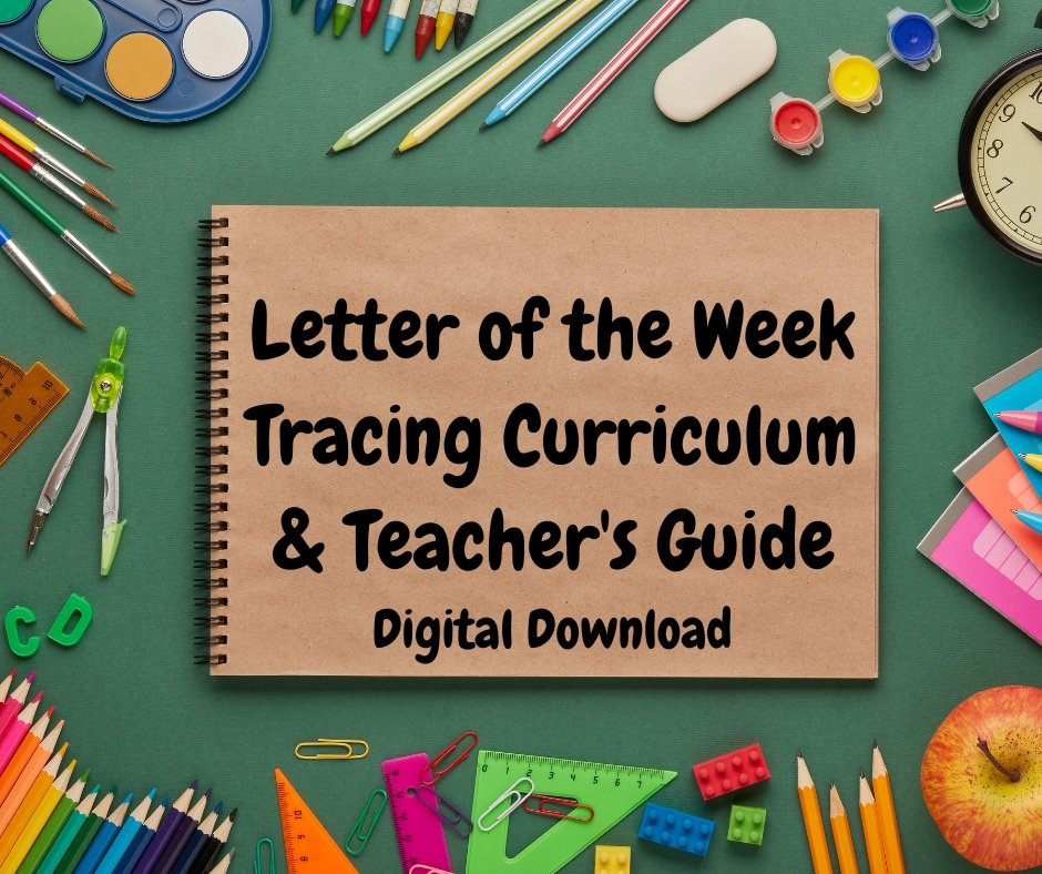 Letter of the Week Tracing Curriculum Digital Download - Etsy