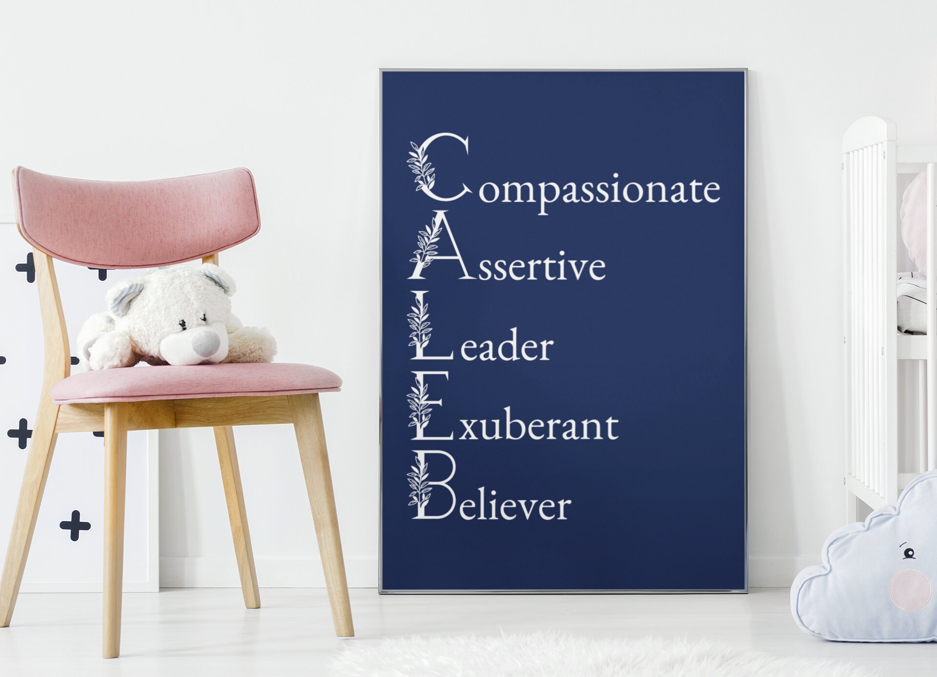 Positive Personalized Name Wall Art - Etsy