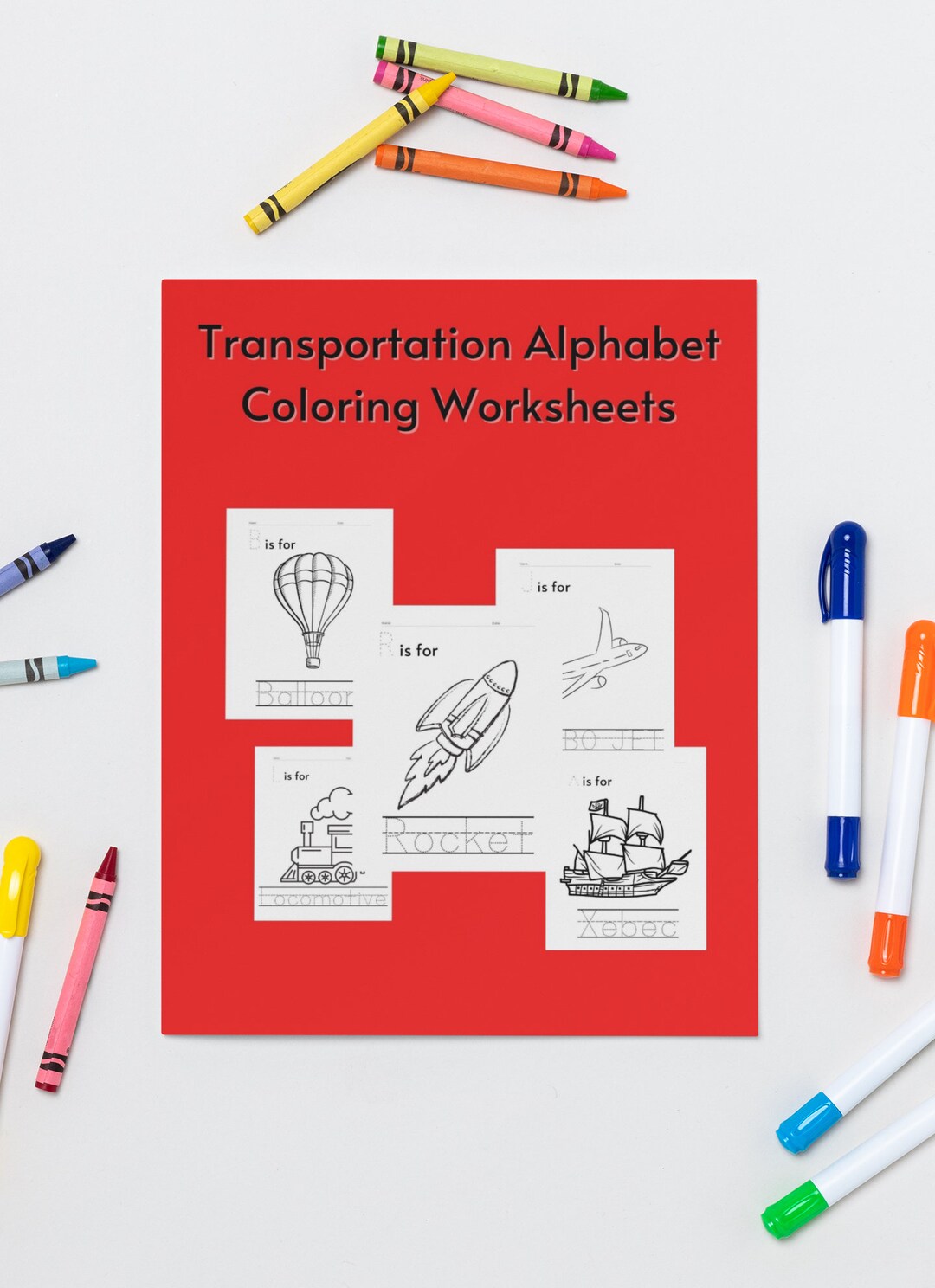 Transportation Additional Alphabet Coloring Worksheets- 2y + -crayons ...