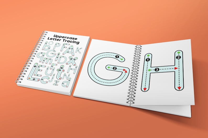 Uppercase Letters Dry-erase Level 1 Tracing Book - Markers and Cleaning ...