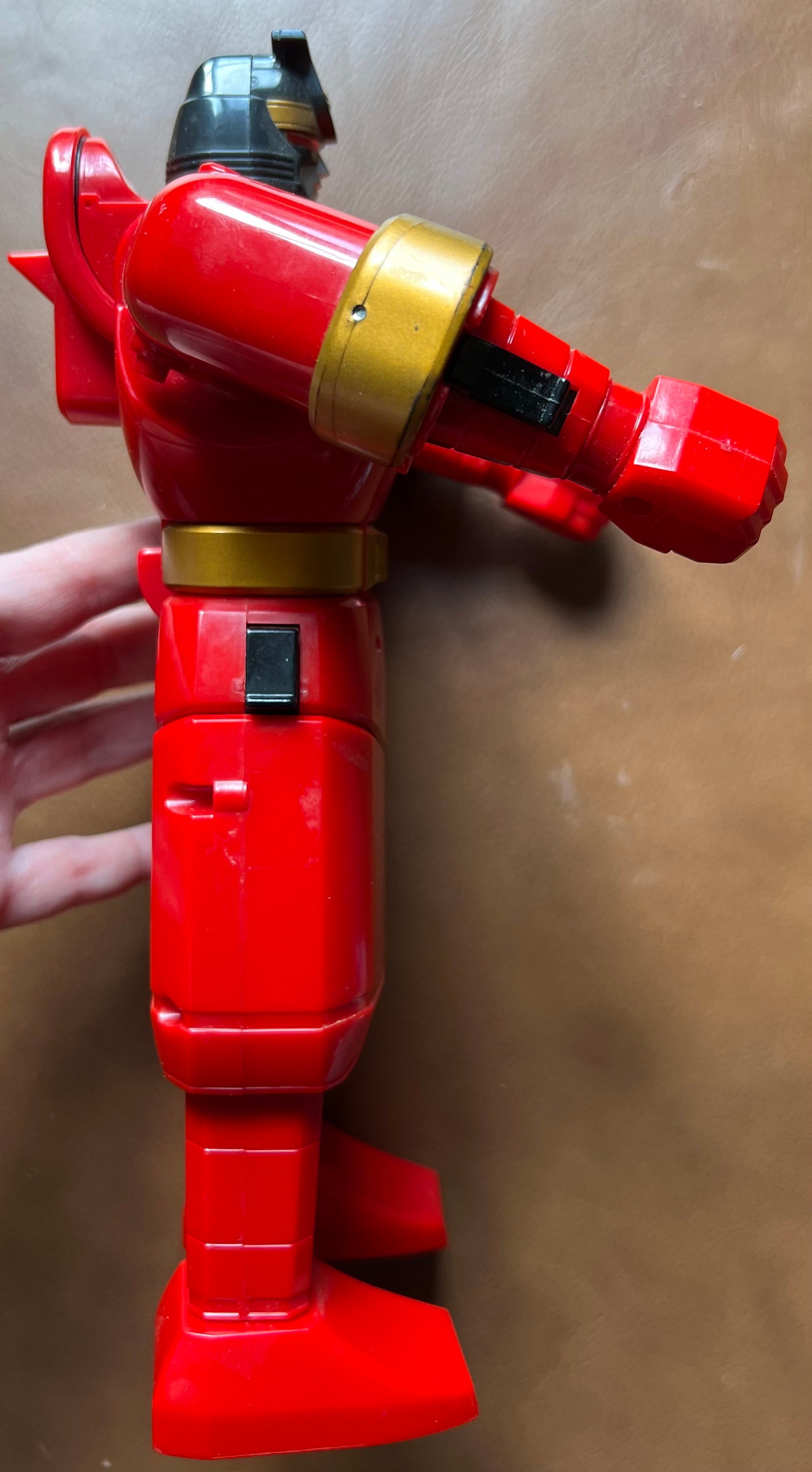 Red Power Ranger Zord Ninja Storm 11'' Morphing Figure BVS Bandai 2002 ...