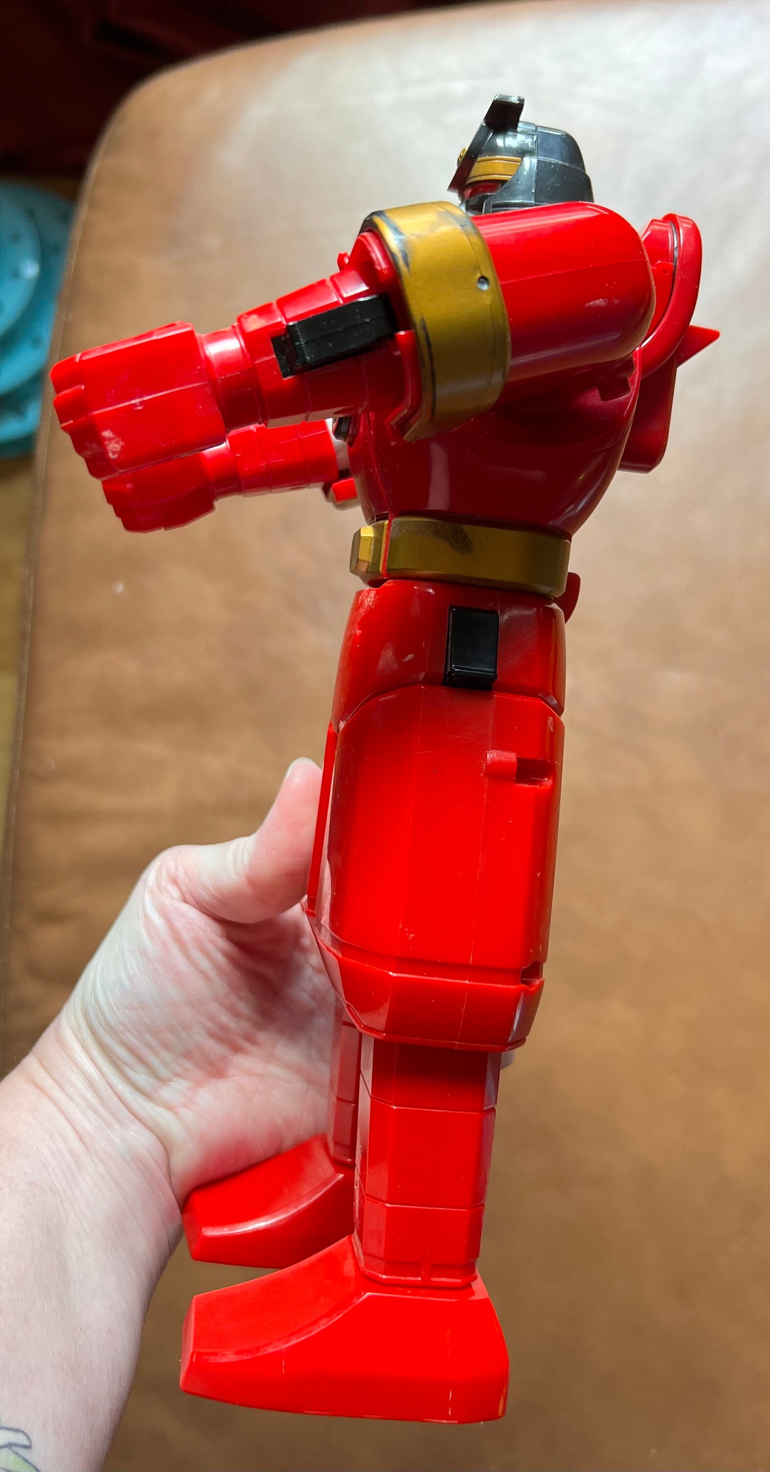 Red Power Ranger Zord Ninja Storm 11'' Morphing Figure BVS Bandai 2002 ...