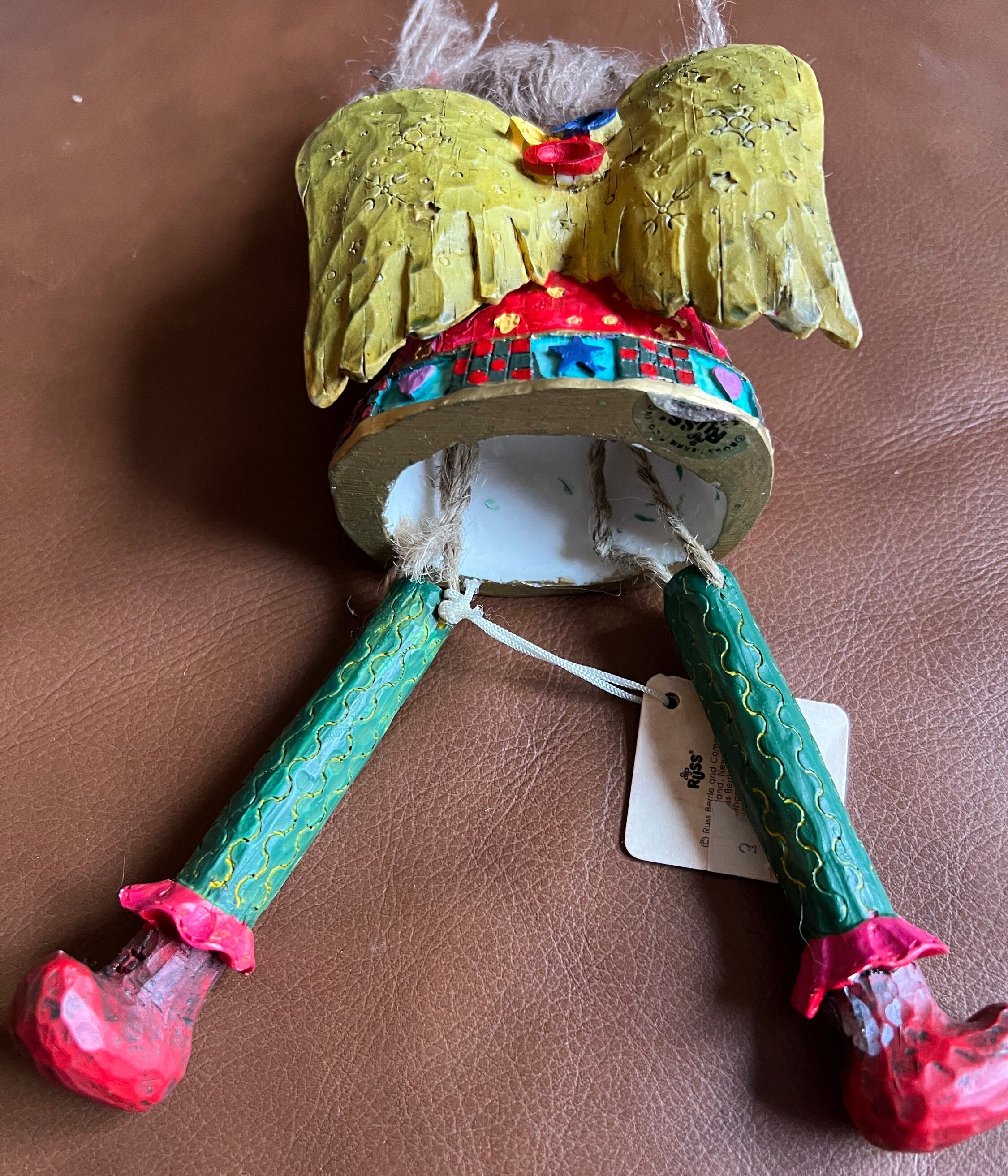 Russ Berrie Angel Wooden Mantle Sitter Vintage - Etsy