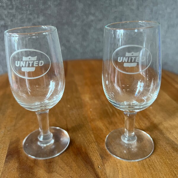 United Airlines Glasses - Etsy