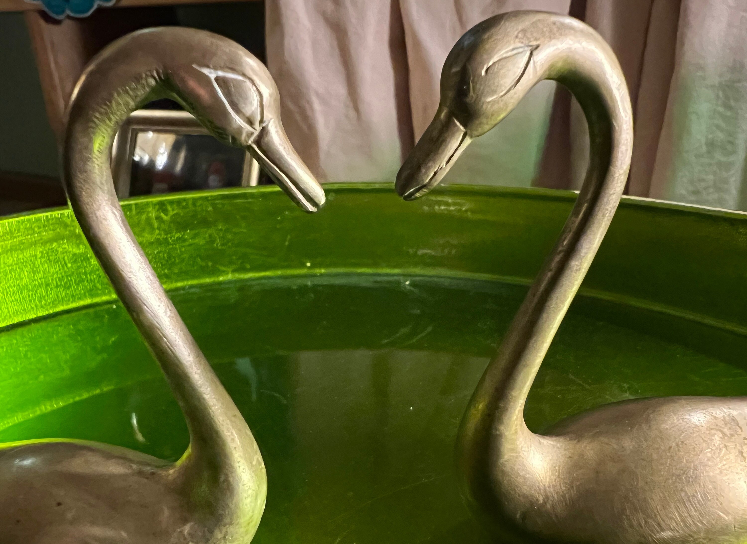 MCM Brass Swan Figurines. 1950s Brass Swans Set of Two - Etsy