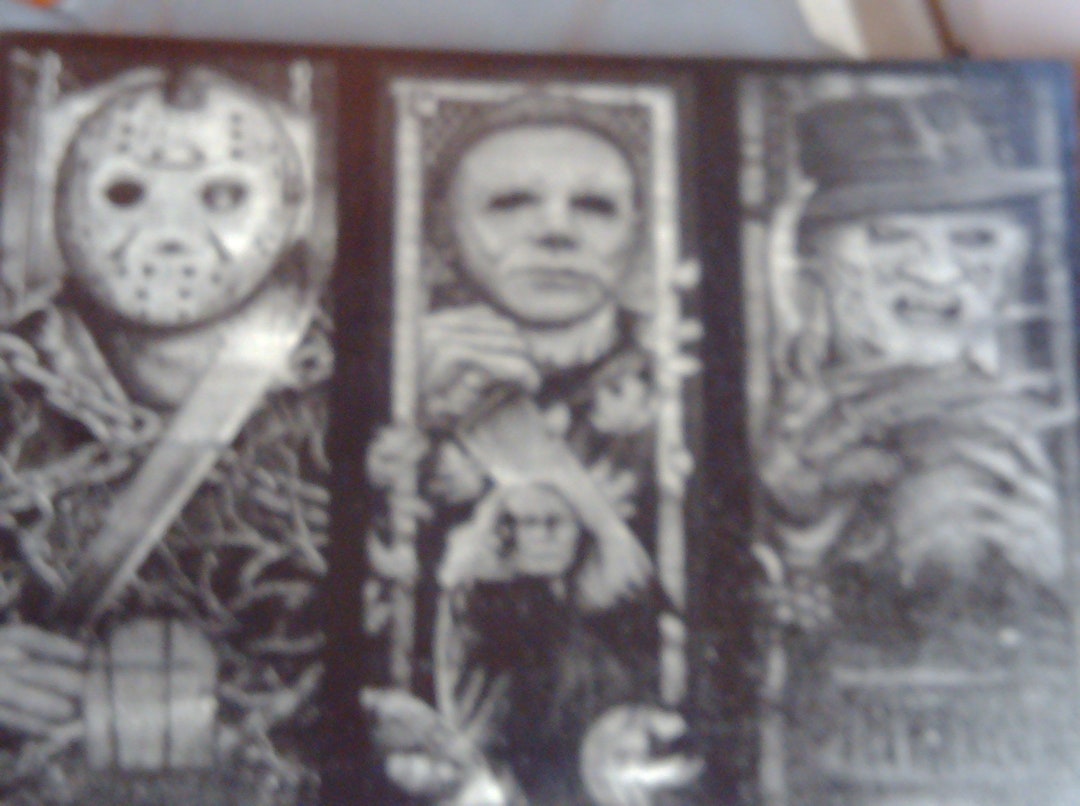 A4 Horror Canvas - Etsy