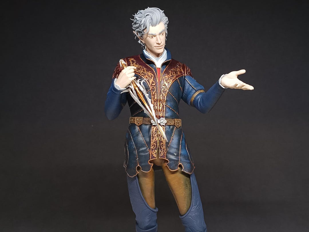 Hand-painted Astarion Figure - Baldur's Gate 3 Video Game Figure - Etsy