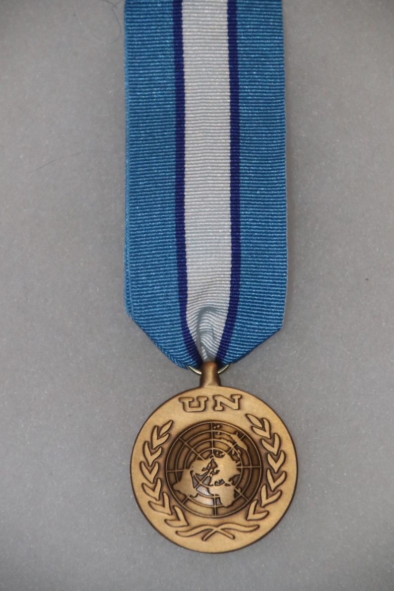 United Nations Un Service Medal for Cyprus Full Size With Ribbon - Etsy