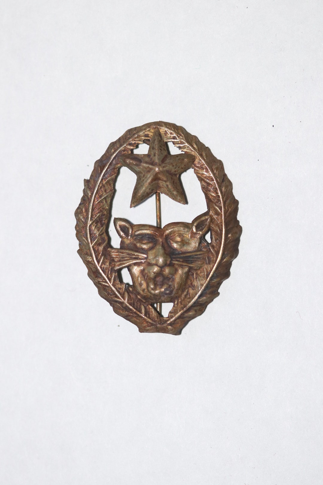 Superb Copy 5 Commando Mike Hoare Belgium Congo Mercenary Beret Badge ...
