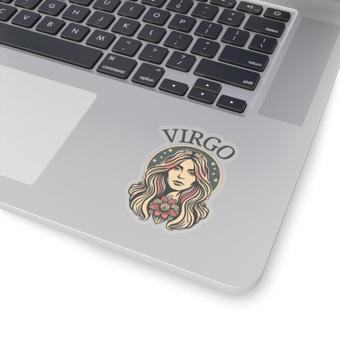 Astrology Sign Sticker, Virgo Zodiac Sign Sticker, Virgo Sticker ...