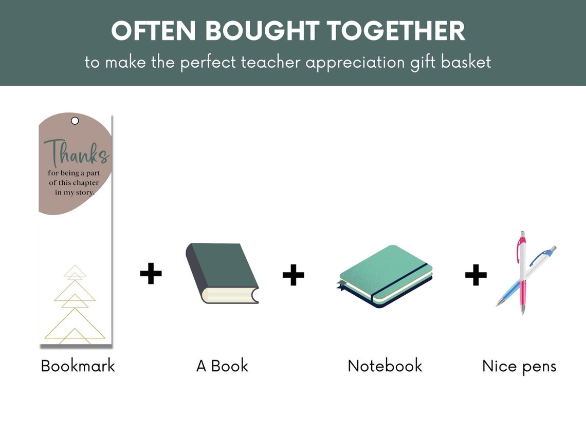 Teacher Appreciation Custom Bookmarks Gift Last Day of School - Etsy