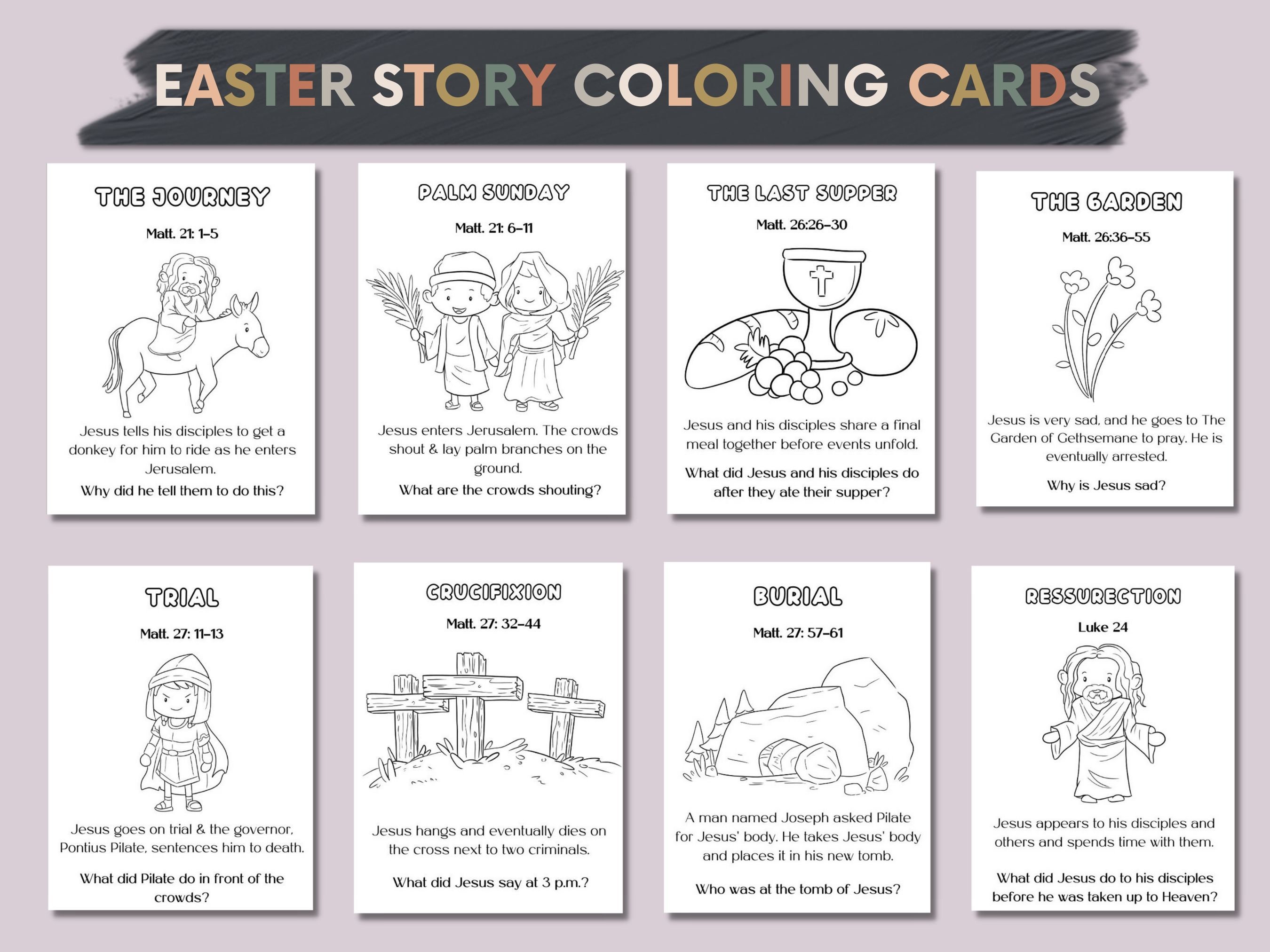 Arrest And Trial Of Jesus Coloring Pages