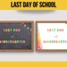 First Day of Kindergarten School Sign Printable, Back to School Sign ...