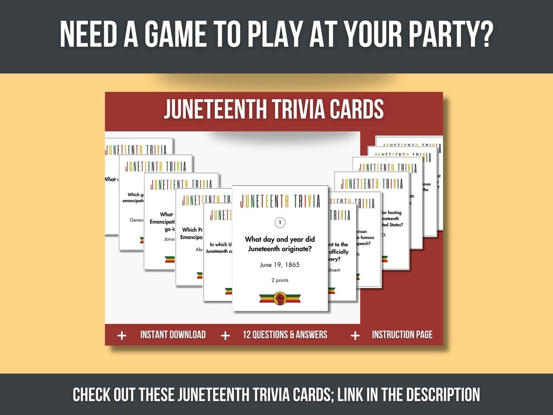 Juneteenth Party Digital Invitation, Customize in Canva - Etsy