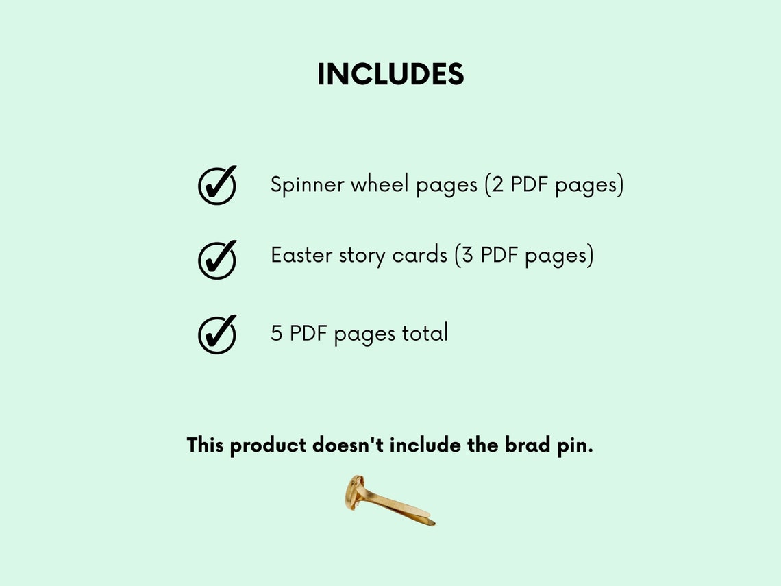 The Easter Story Coloring Spinner Wheel, Easter Activities for Kids ...