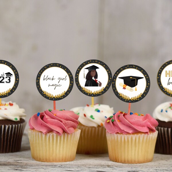 Graduation Cupcake - Etsy