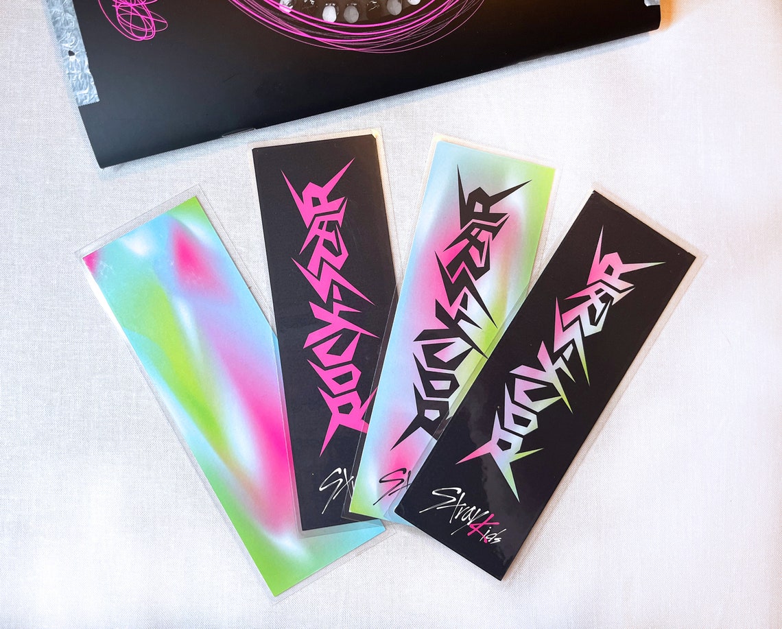 Stray Kids Rockstar Aura Bookmark - Etsy