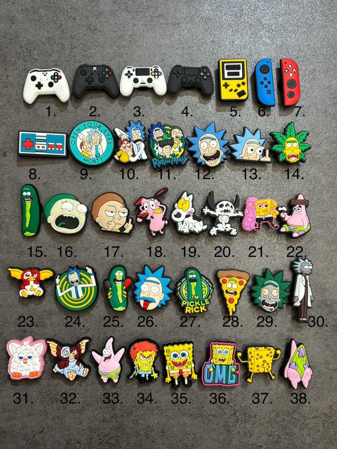 Croc Shoe Charms Console Game Controllers Xbox Playstation Nintendo ...