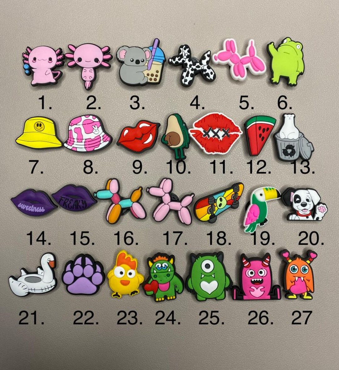 Croc Shoe Charms Axolotl Salamander Koala Cute Charms - Etsy UK