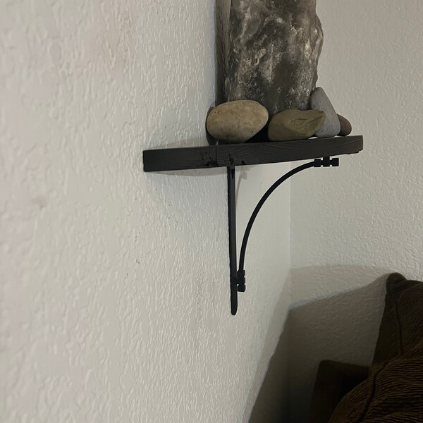 Half Circle Floating Shelf - Etsy