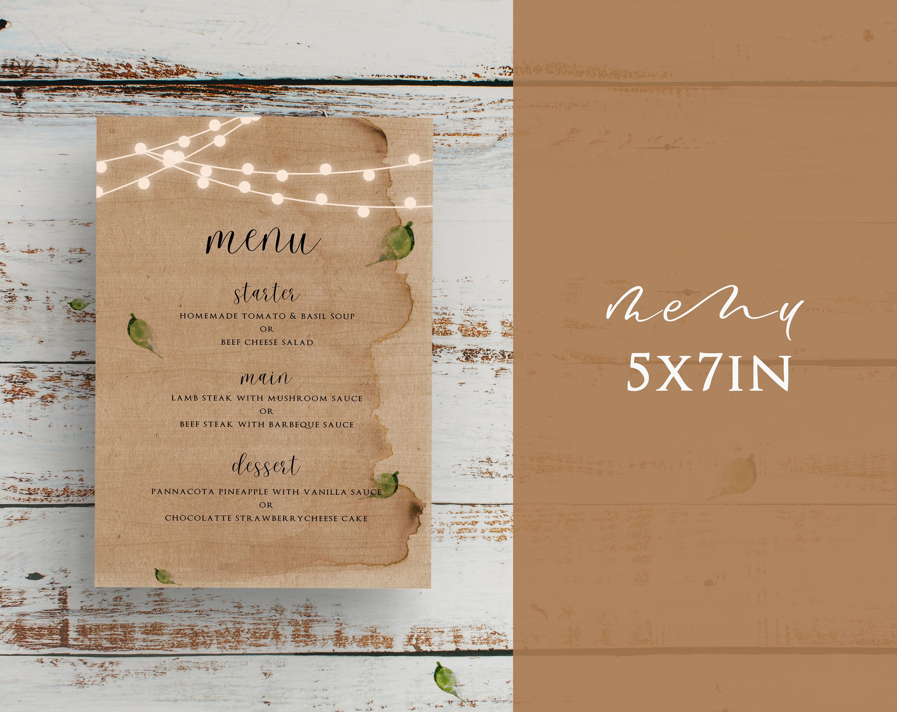 Rustic Wedding Invitation Set Rustic Theme Wedding Invitation - Etsy