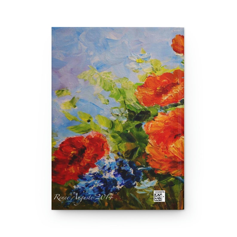 Hardcover Matt Journal, Red Poppies, Poppies, Fine Art, Flowers, Art ...