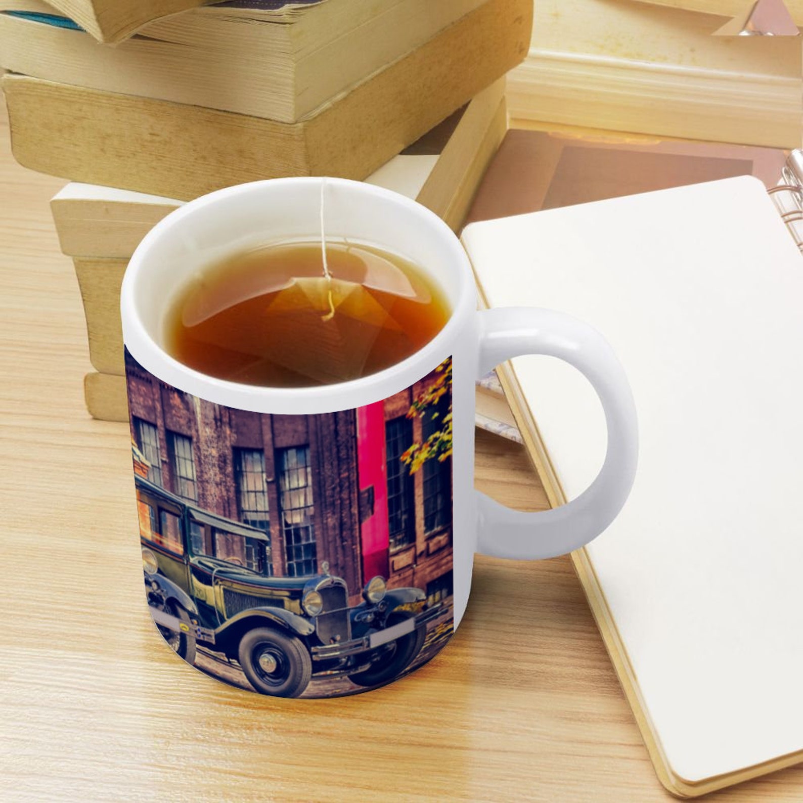 Classic Antique Car Mug Vintage Car Photo Print Coffee Mug - Etsy