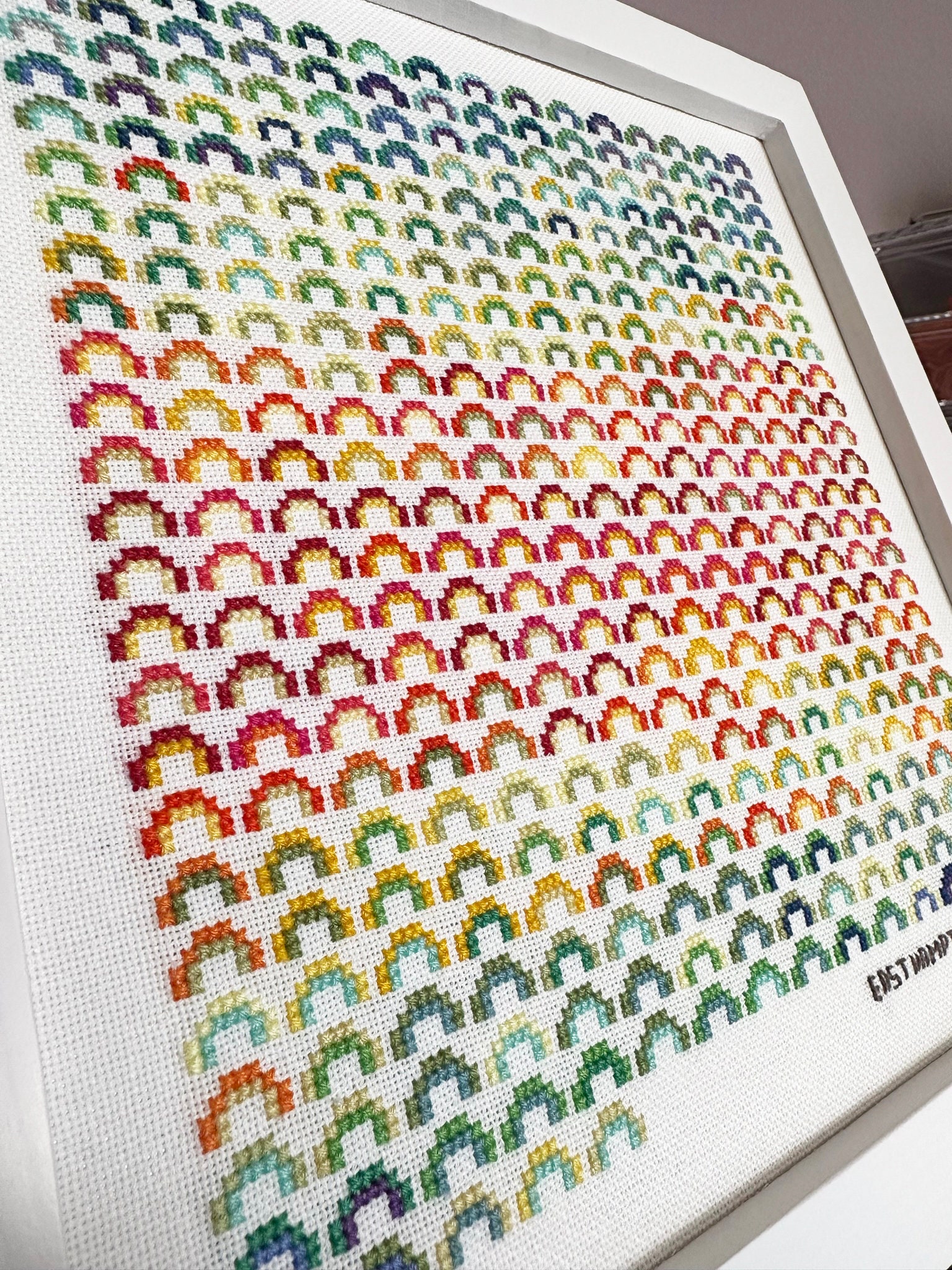 Tiny Temperature Rainbows Cross Stitch Pattern - Etsy