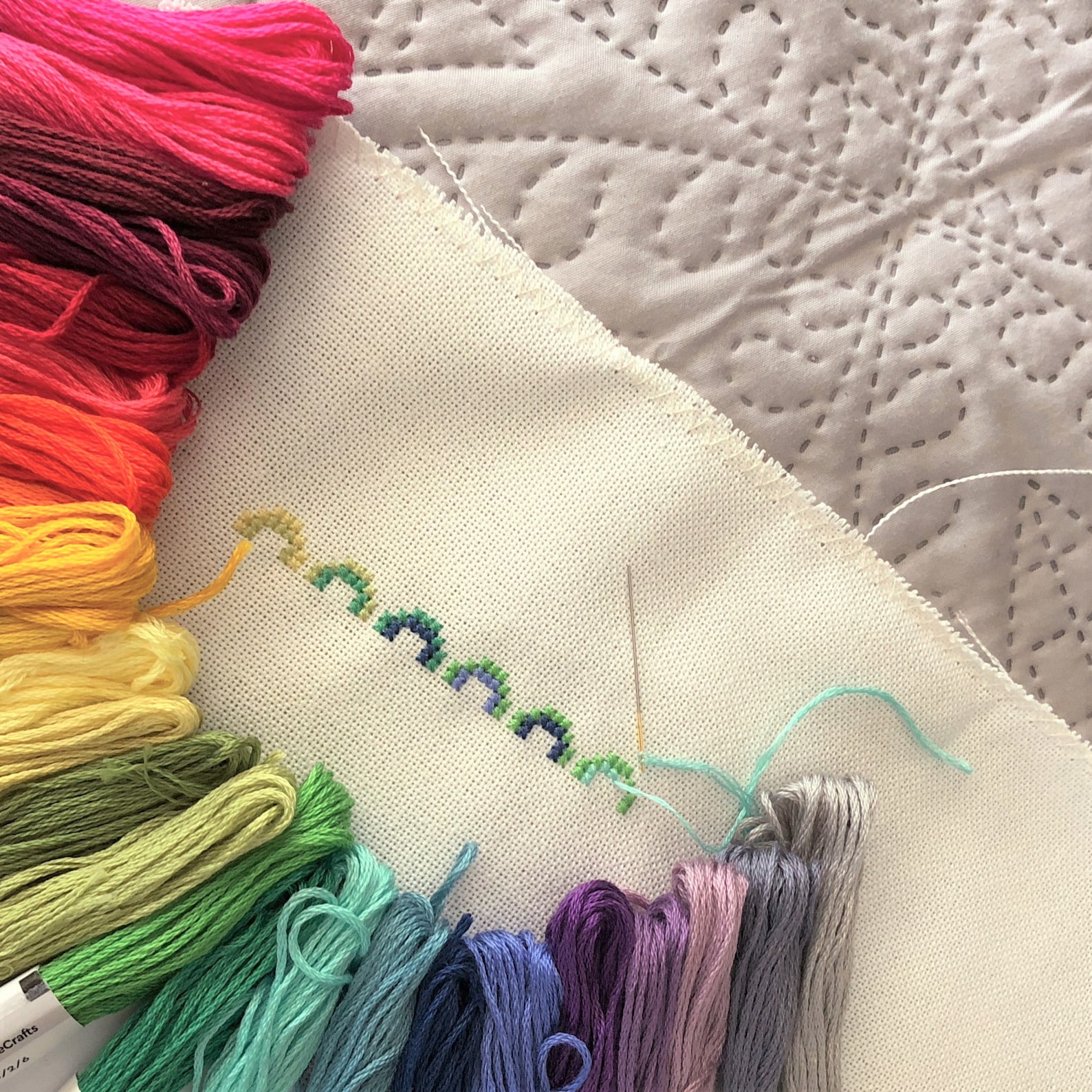 Tiny Temperature Rainbows Cross Stitch Pattern - Etsy