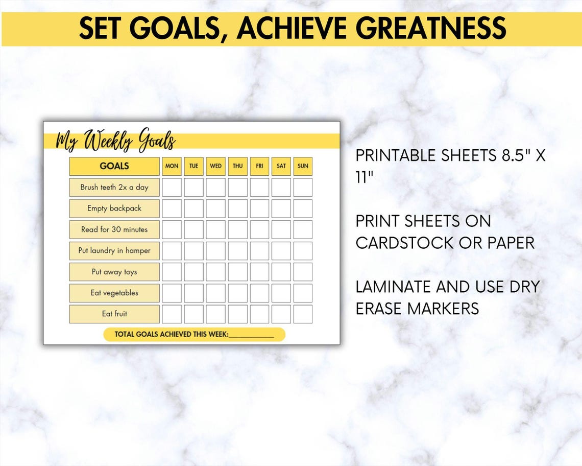 Kids' Routine 5-page Bundle – Morning and After-school Checklists ...