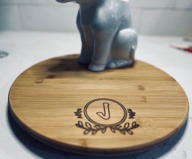 Lazy Susan - Custom Monogram - Etsy