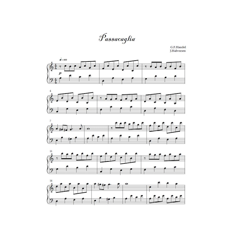 Piano Sheet Music Simple - Etsy