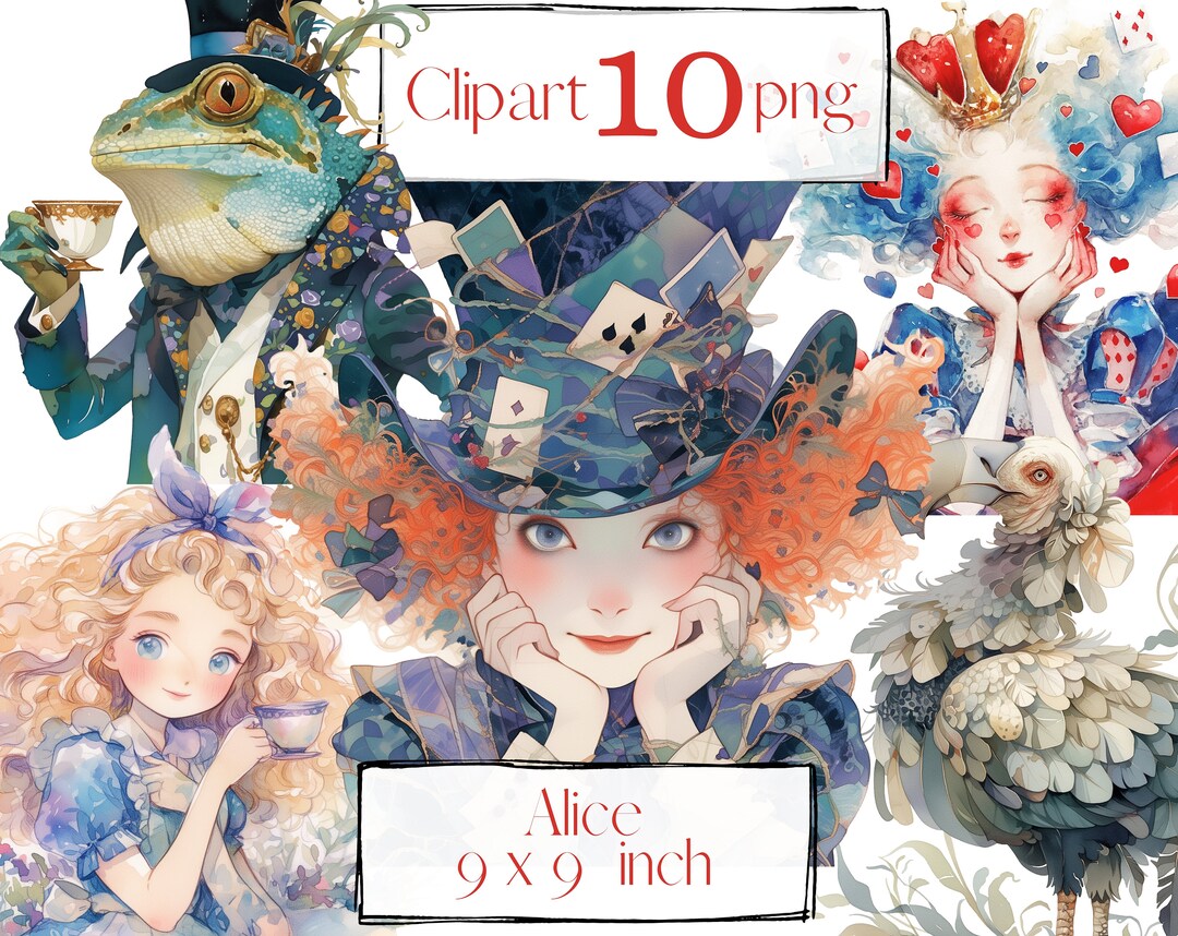 Alice in Wonderland Clipart, Transparent Png Clipart, Fairy, Scrapbook ...