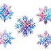 Snowflakes Clipart, Snow Clipart, Winter Clipart, Christmas. Digital ...