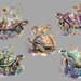 Turtle Clipart Nautical Clipart. Ocean Animal. Sea Animals - Etsy